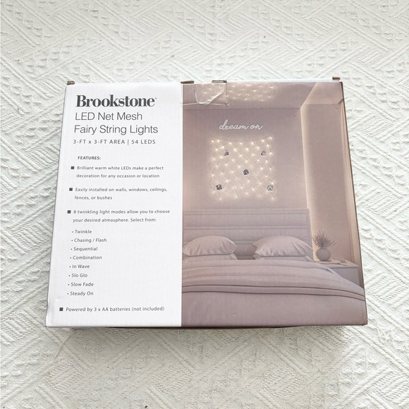 Brookstone | Holiday | 55 Must Bundle Brookstone Led Net Mesh String ...